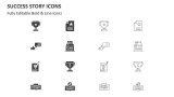 Success Story Icons for Google Slides and PowerPoint