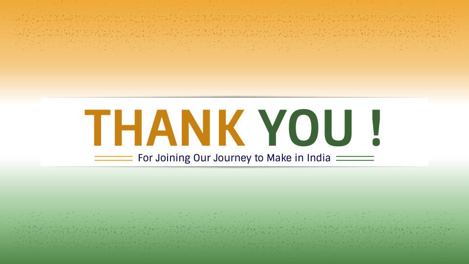 Free Make in India Presentation for Google Slides and PowerPoint