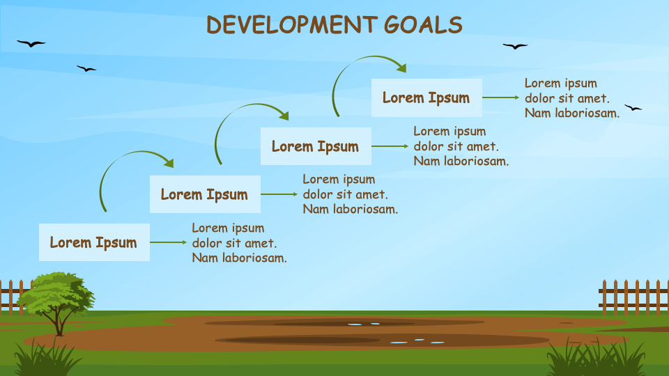 Village Presentation Theme for PowerPoint and Google Slides - PPT Slides