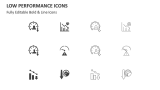 Low Performance Icons for Google Slides and PowerPoint