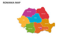 Romania Map for Google Slides and PowerPoint - PPT Slides