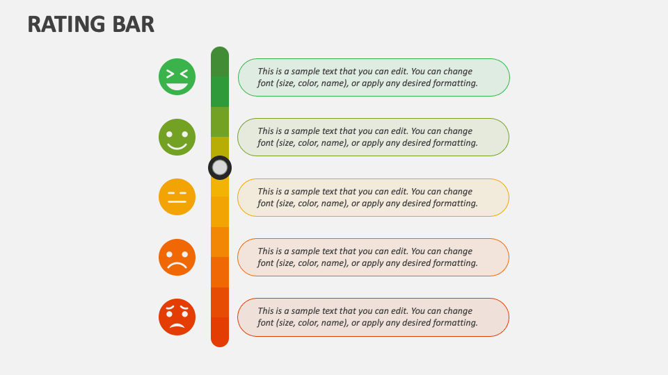 Rating Bar PowerPoint and Google Slides Template - PPT Slides