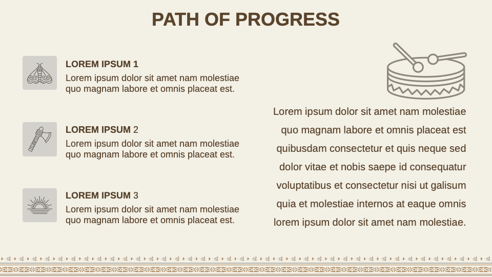 Free - Tribal Pattern Presentation Theme for Google Slides and ...