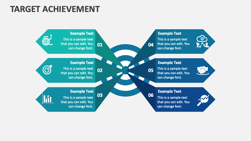 Target Achievement Template for PowerPoint and Google Slides - PPT Slides