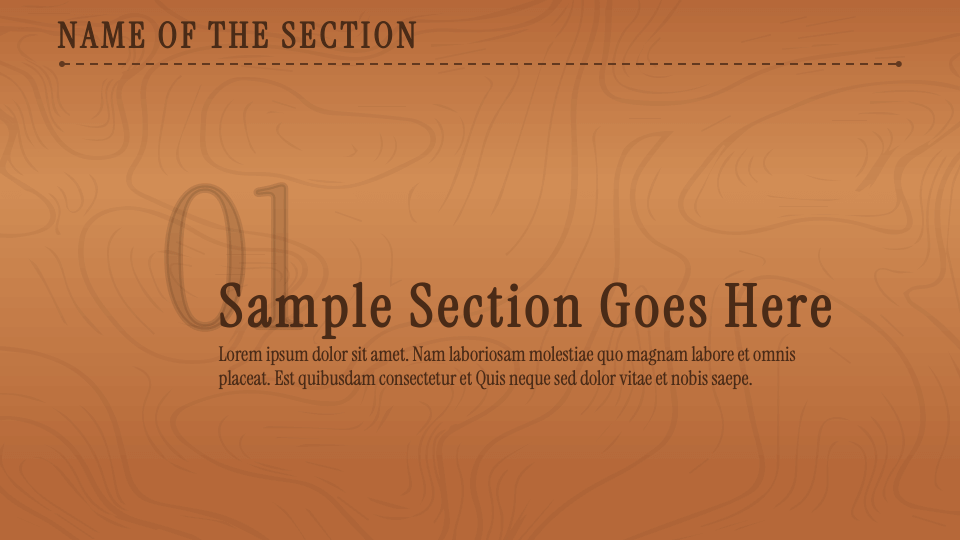 Wood Background Texture Presentation Theme for PowerPoint and Google ...