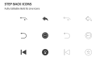Step Back Icons for Google Slides and PowerPoint