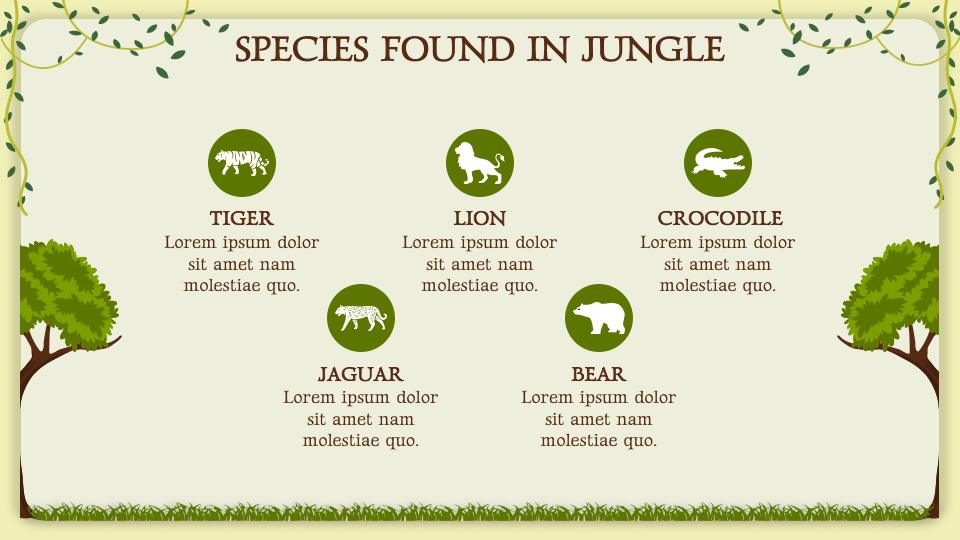 Free Jungle Presentation Theme for Google Slides and PowerPoint