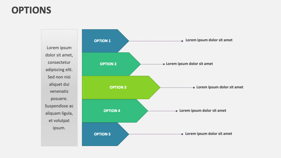 Options Template for PowerPoint and Google Slides - PPT Slides