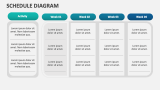 Schedule Diagram Template for PowerPoint and Google Slides - PPT Slides