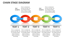 Chain Stage Diagram Template for PowerPoint and Google Slides - PPT Slides