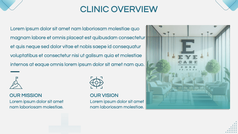 Eye Care Clinic Business Plan Template for Google Slides and PowerPoint ...