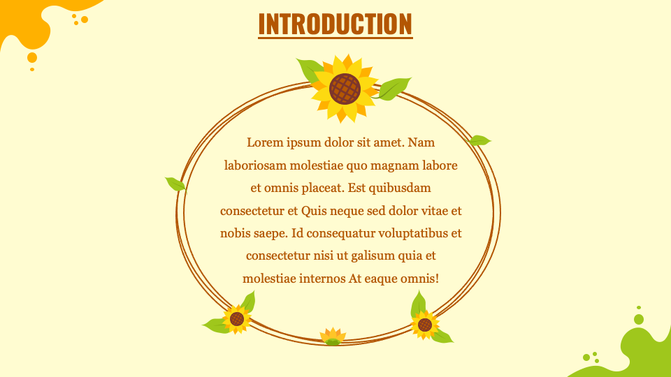 Free Sunflower Presentation Theme for PowerPoint and Google Slides ...