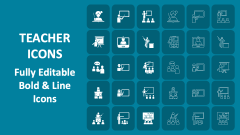 Teacher Icons for Google Slides and PowerPoint