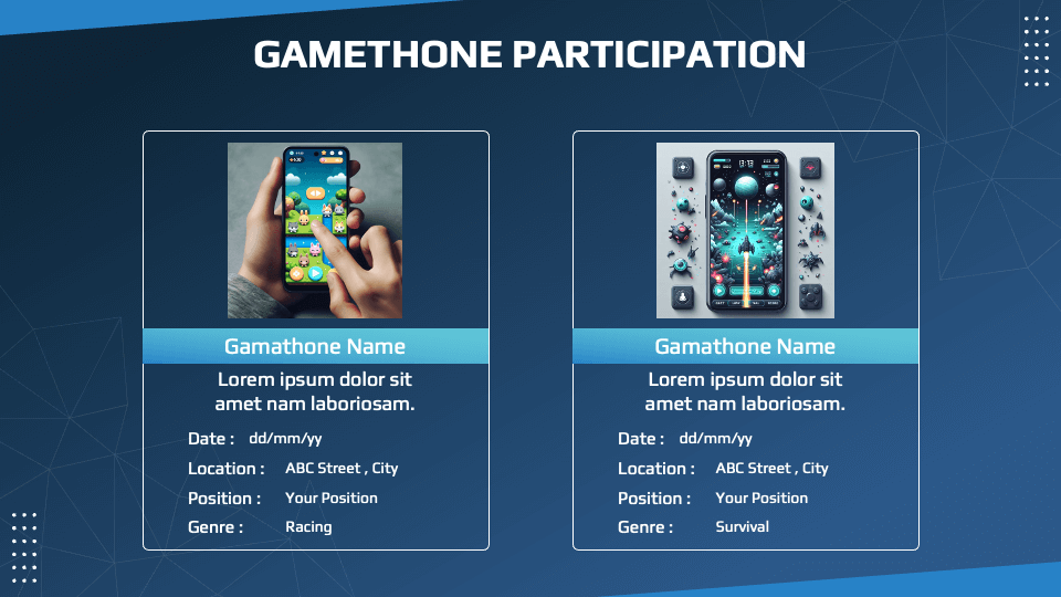 Game Developer Portfolio Template for Google Slides and PowerPoint ...