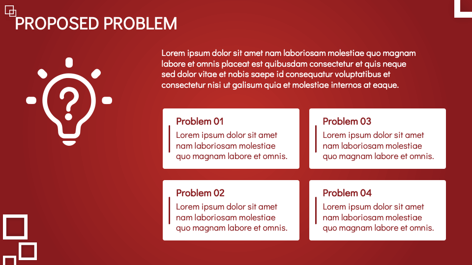 Red Creative Template for Google Slides and PowerPoint - PPT Slides