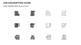Job Description Icons for Google Slides and PowerPoint