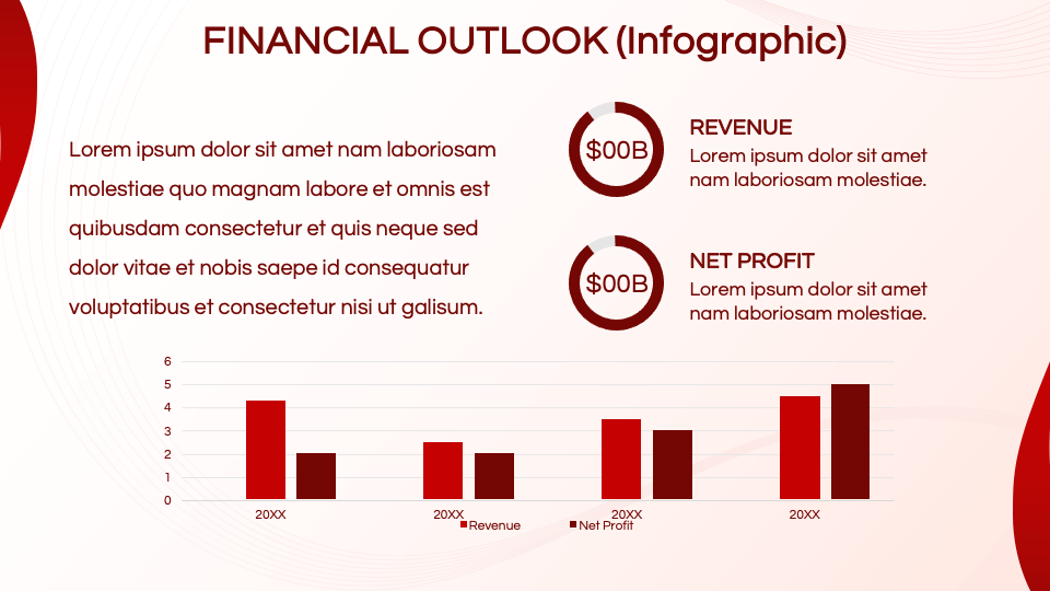 Abstract Red Presentation Theme for Google Slides and PowerPoint - PPT ...