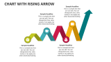 Chart with Rising Arrow PowerPoint and Google Slides Template - PPT Slides