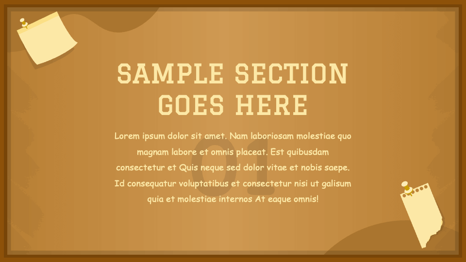 Free Bulletin Board Theme for Google Slides and PowerPoint