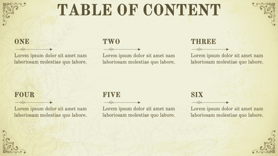 Free - Elegant Vintage Style Presentation Theme for Google Slides and ...