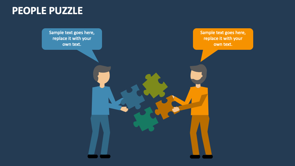 People Puzzle PowerPoint and Google Slides Template - PPT Slides