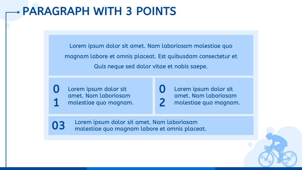 Free Cycling Presentation Theme for Google Slides and PowerPoint