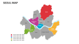 Seoul Map for Google Slides and PowerPoint - PPT Slides
