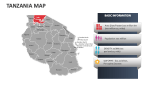 Tanzania Map for Google Slides and PowerPoint - PPT Slides