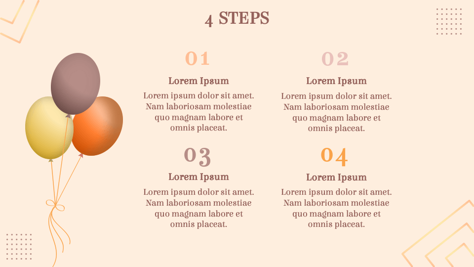 Free Balloon Presentation Theme for Google Slides and PowerPoint