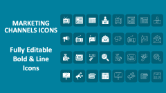 Marketing Channels Icons for PowerPoint and Google Slides - PPT Slides
