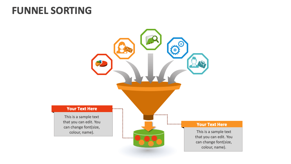 Funnel Sorting Template for PowerPoint and Google Slides - PPT Slides