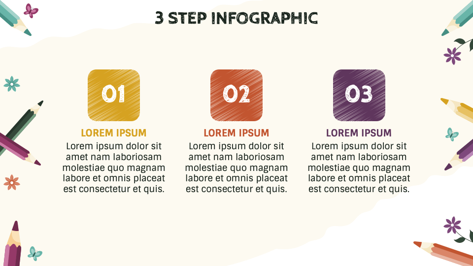 Free Colorful Pencils Presentation Theme for Google Slides and PowerPoint