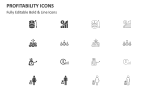 Profitability Icons for Google Slides and PowerPoint