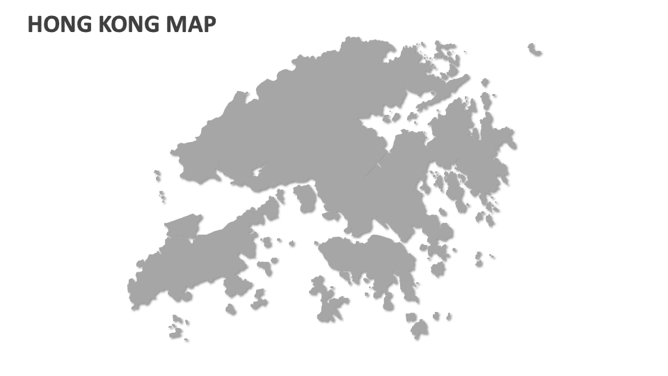 Hong Kong Map for Google Slides and PowerPoint - PPT Slides