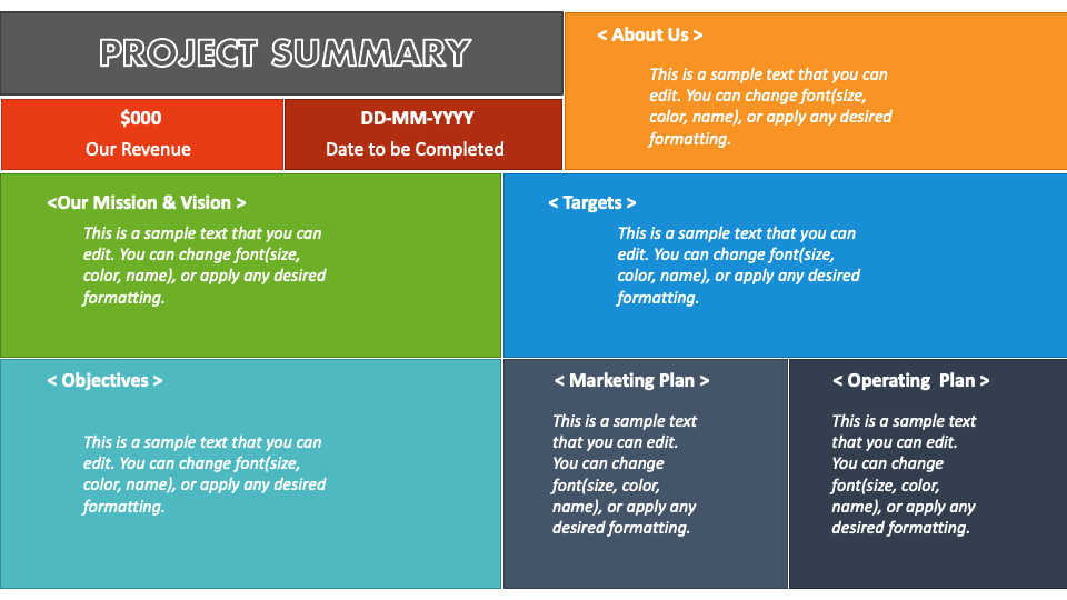 Project Overview PowerPoint and Google Slides Template - PPT Slides
