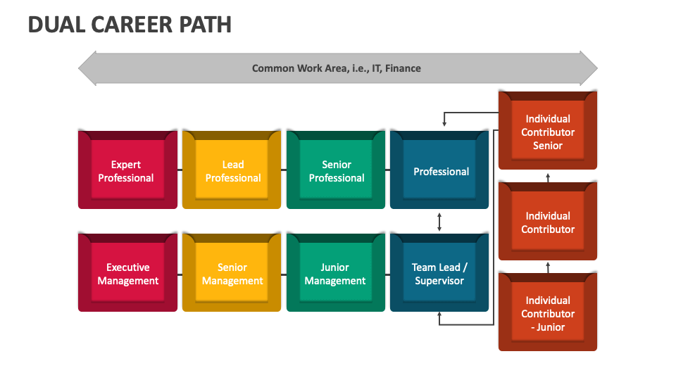 Dual Career Path PowerPoint and Google Slides Template - PPT Slides