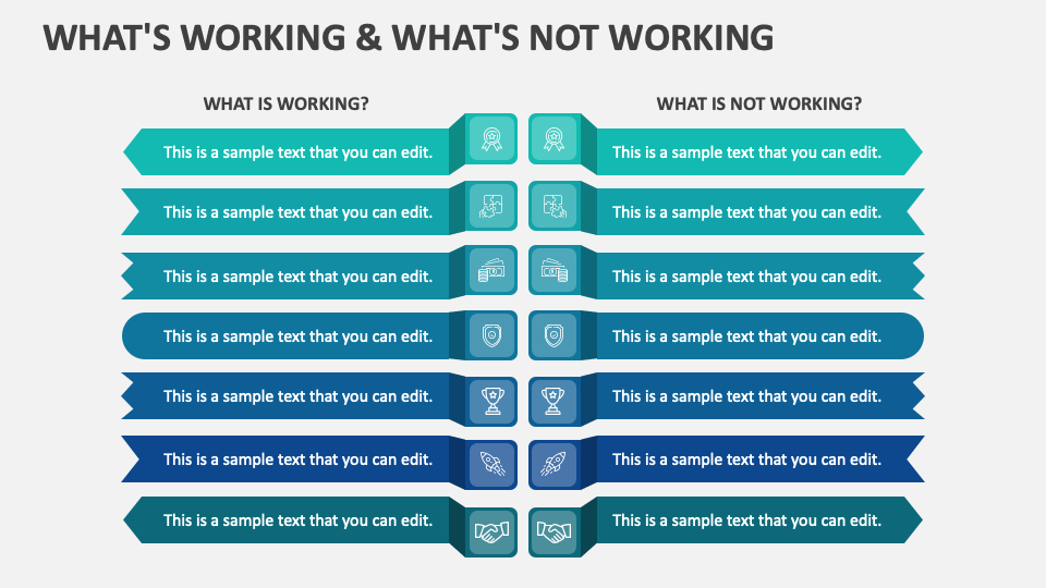 What's Working & What's Not Working PowerPoint and Google Slides ... What's Working & What's Not Working PowerPoint and Google Slides ...
