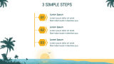 Free Beach Sunset Theme for Google Slides and PowerPoint