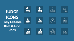 Judge Icons for Google Slides and PowerPoint
