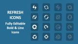 Refresh Icons for Google Slides and PowerPoint