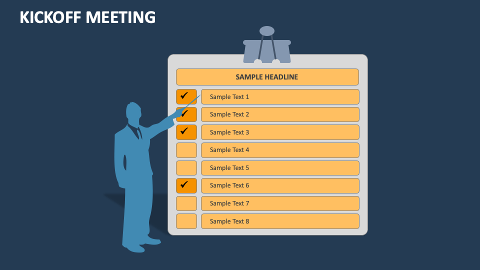Kickoff Meeting Template for PowerPoint and Google Slides - PPT Slides