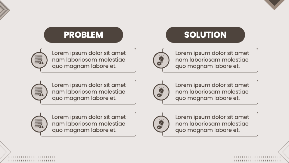Problem Solution Slides for Google Slides and PowerPoint - PPT Slides