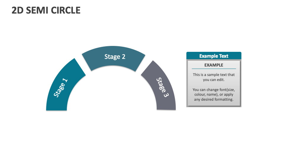 2D Semi Circle Template for PowerPoint and Google Slides - PPT Slides