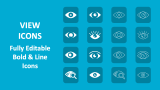 View Icons for Google Slides and PowerPoint