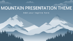 Free Mountain Presentation Theme for Google Slides and PowerPoint