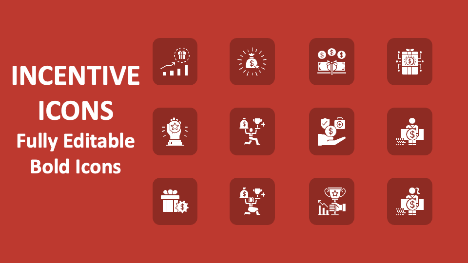 Incentive Icons for Google Slides and PowerPoint