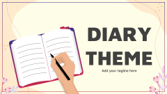 Free Diary Presentation Theme for Google Slides and PowerPoint