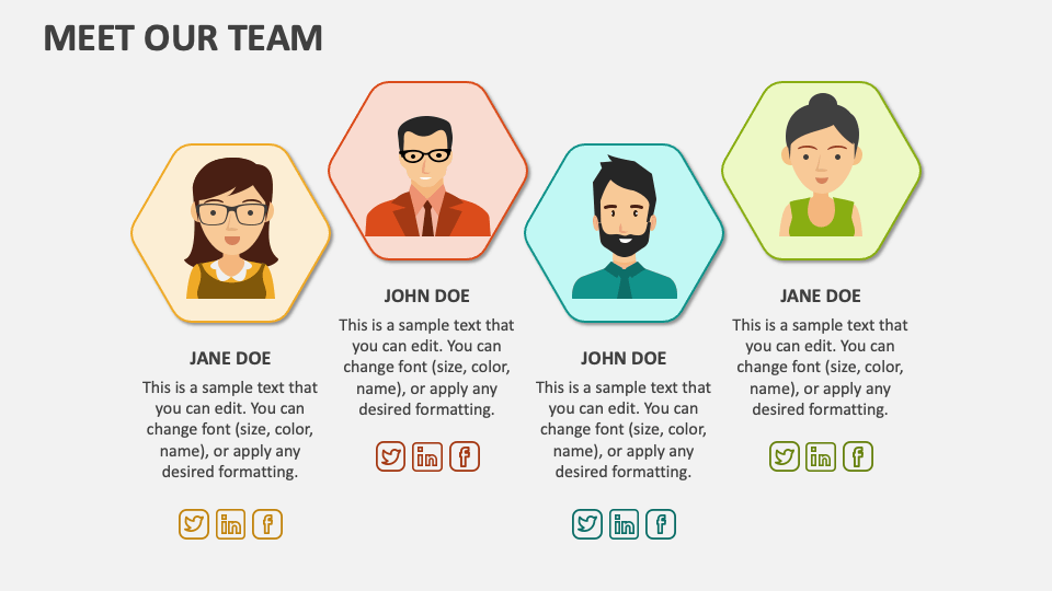 Meet Our Team PowerPoint and Google Slides Template - PPT Slides