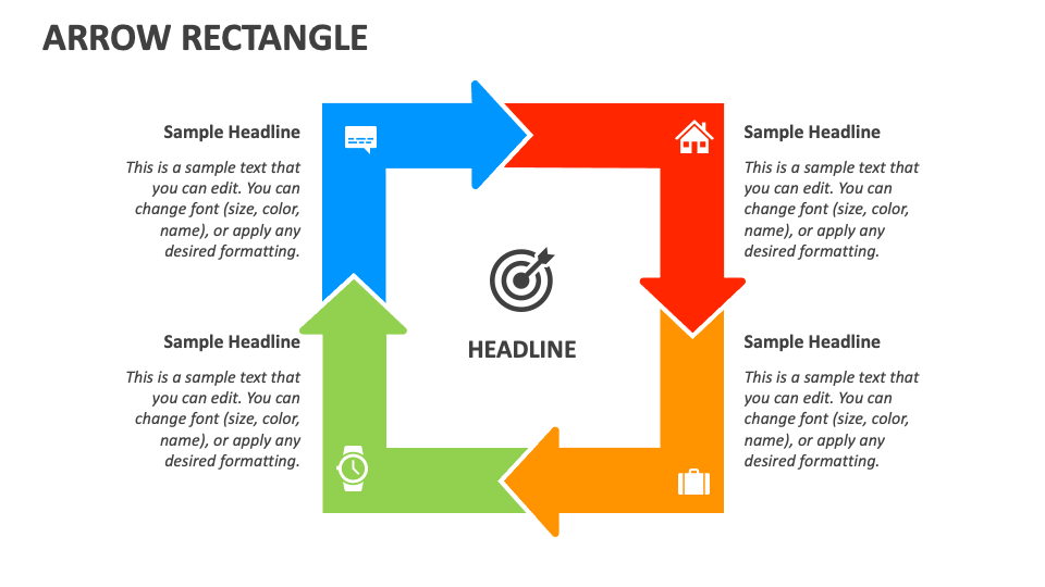 Arrow Rectangle PowerPoint and Google Slides Template - PPT Slides