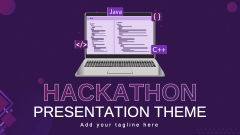 Free Hackathon Presentation Theme for Google Slides and PowerPoint